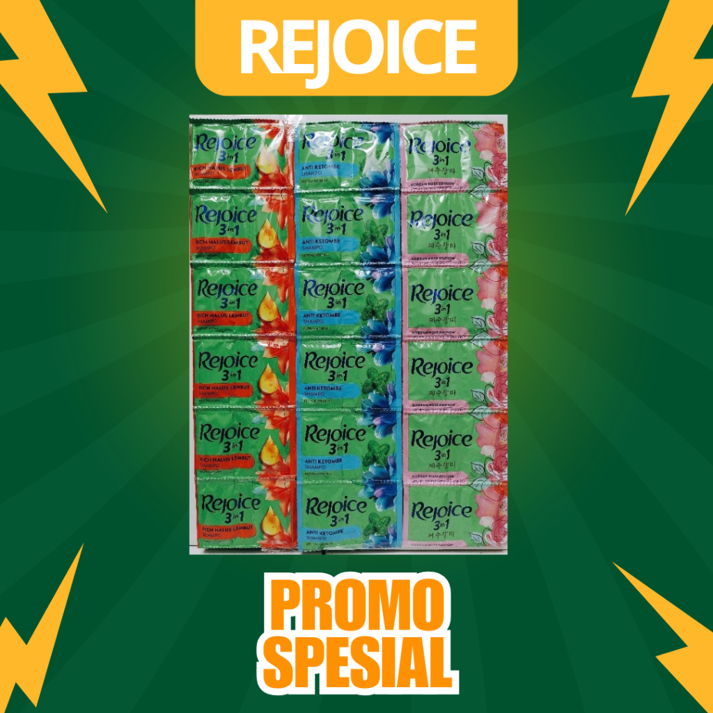Jual Sampo Rejoice Renceng isi 12 sachet All Variant | Shopee Indonesia