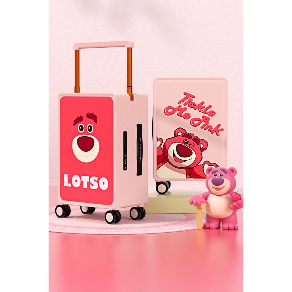 Jual Mesuca Disney Lotso Family Suitcase - Pink - Koper Disney Travel ...