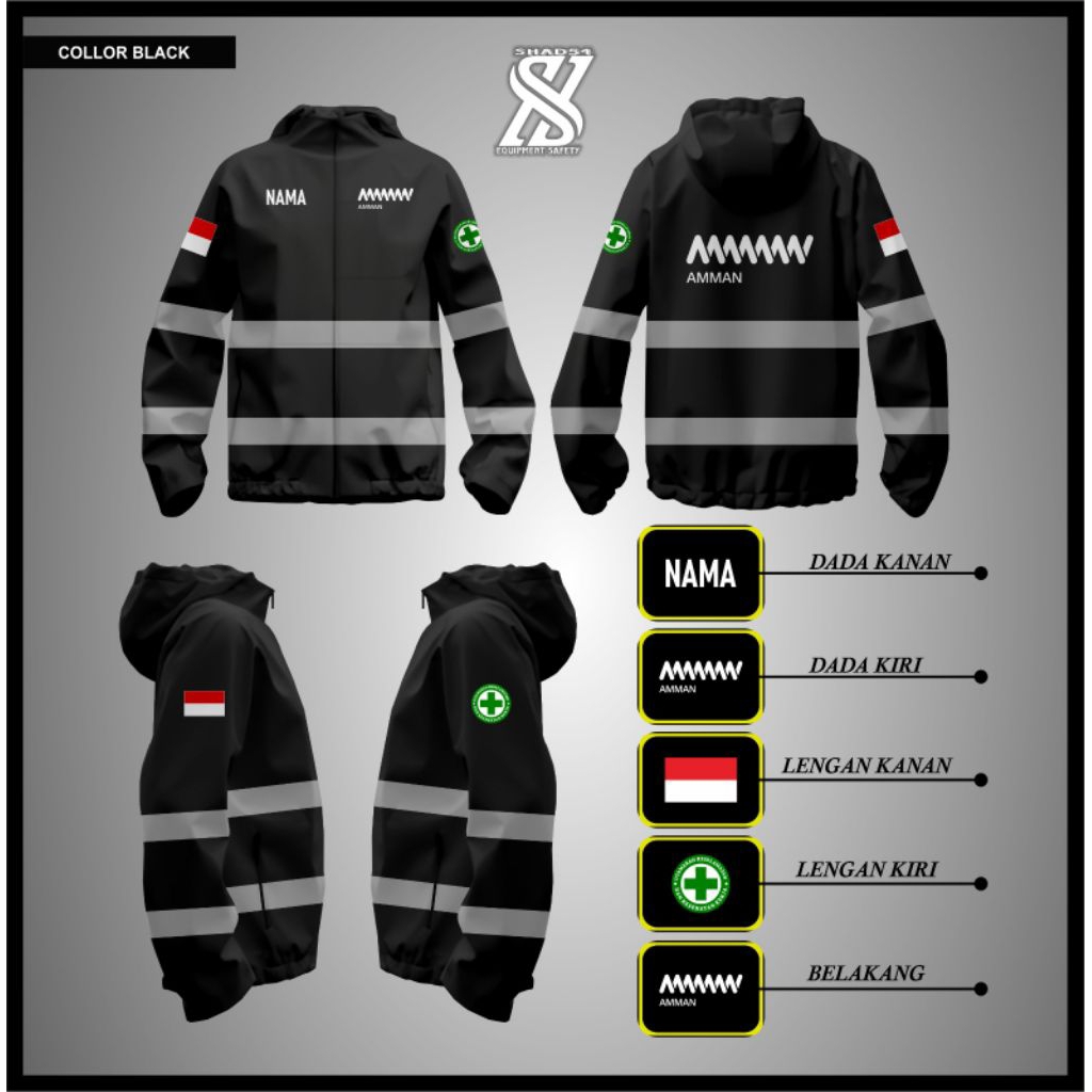 Jual jaket tambang jaket k3 jaket safety jaket costume jaket kerja ...