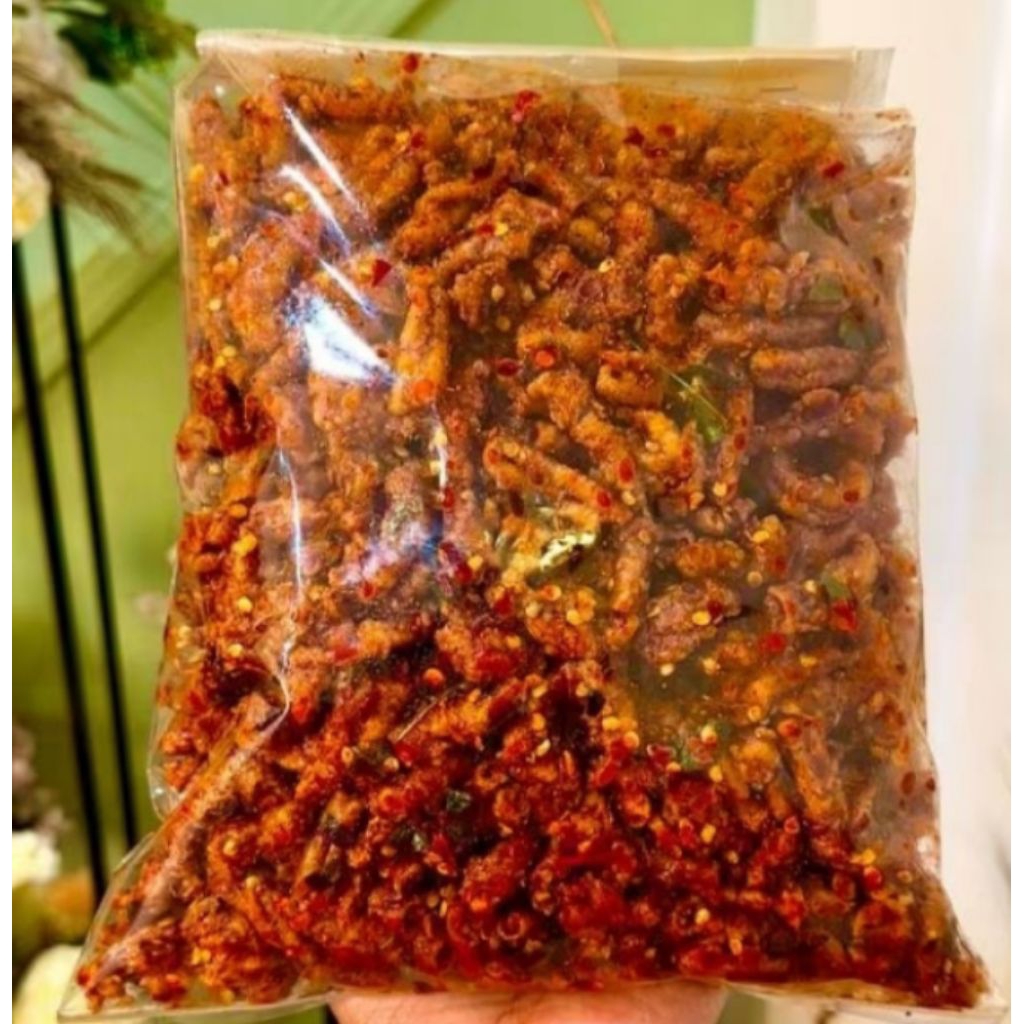 Jual usus Crispy pedas daun jeruk isi 250GR | Shopee Indonesia