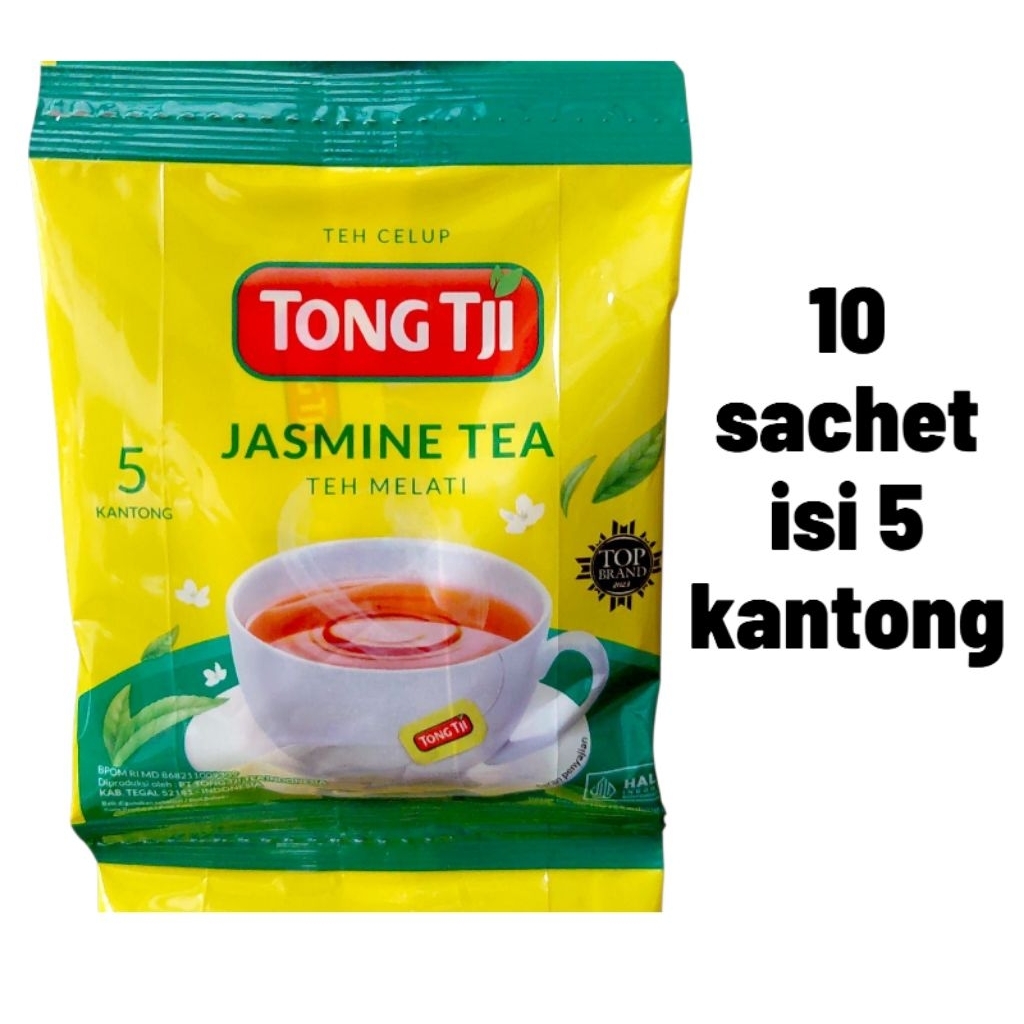Jual Teh celup tong tji jasmine tea sachet 1 renceng | Shopee Indonesia