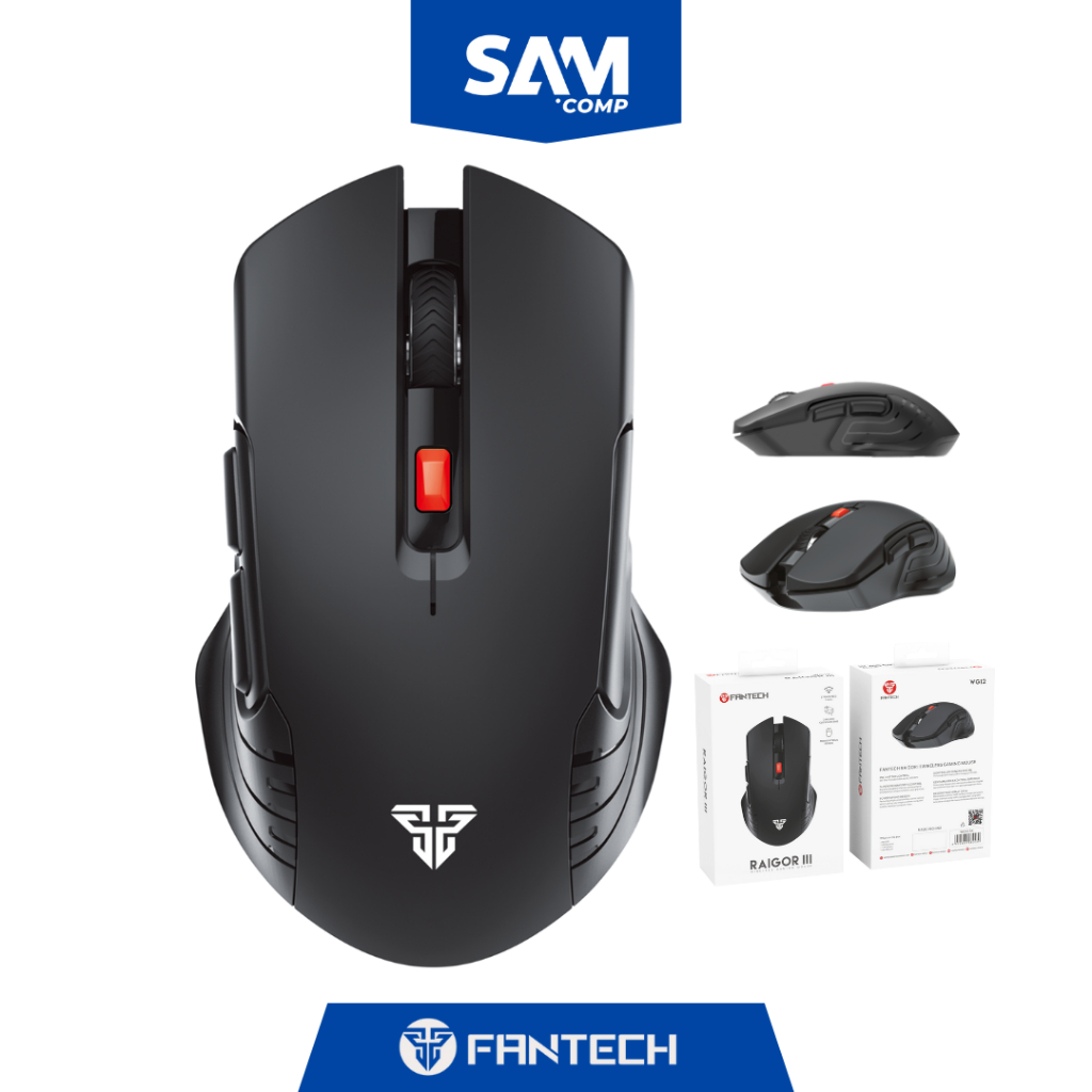 Jual Fantech WG12 RAIGOR Gen III Wireless Gaming Mouse | Shopee Indonesia
