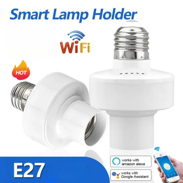 Jual Fitting Lampu Wireless App Android iOS Online Control E27 WiFi ...