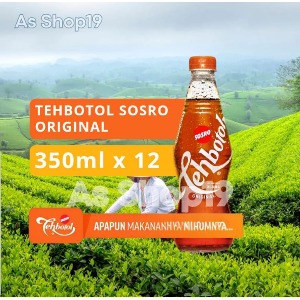 Jual Teh Botol Sosro PET 350ml isi 12 botol - Kemasan Botol Pelastik | Shopee Indonesia