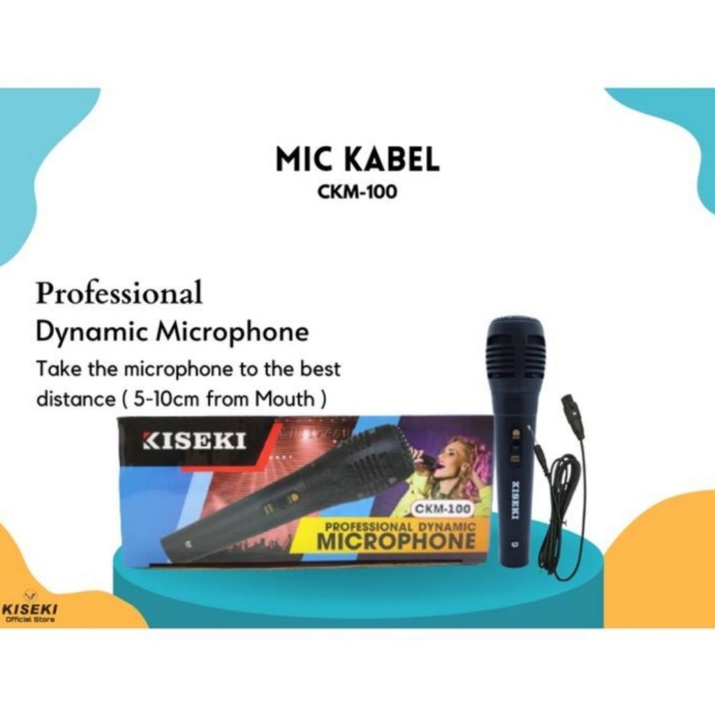 Jual MIK,MIX,MIC KABEL KISEKI CKM100 MICROPHONE KABEL TALI JACK UKURAN ...