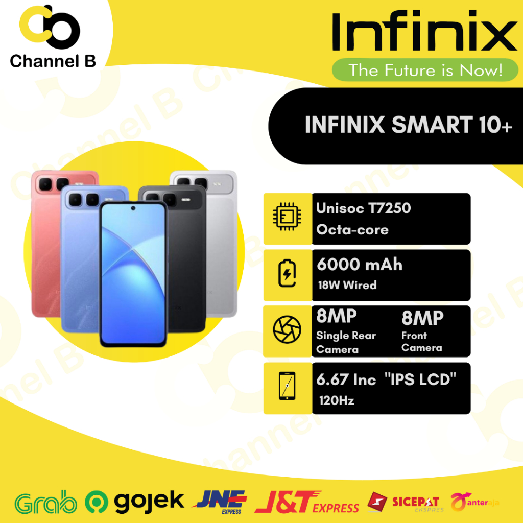 Jual Infinix Smart 10 Plus Handphone Android ( Ram 8GB + Rom 128GB ...
