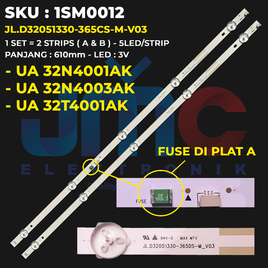 Jual Backlight TV SAMSUNG 32 Inch UA32N4001AK UA32N4003AK UA32T4001AK | Shopee Indonesia