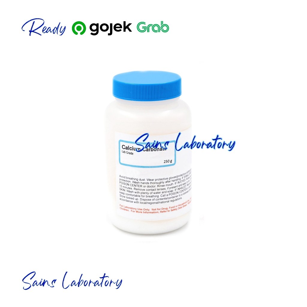 Jual Kalsium Karbonat Calcium Carbonate Powder CaCO3 Serbuk 250 gr Ori ...