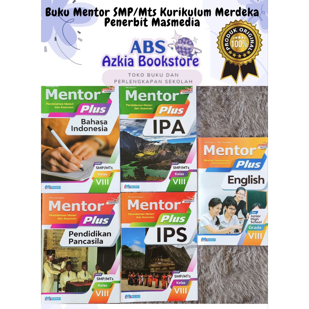 Jual Buku Mentor Plus Smp/Mts Kelas 8 Kurikulum merdeka masmedia | Shopee Indonesia