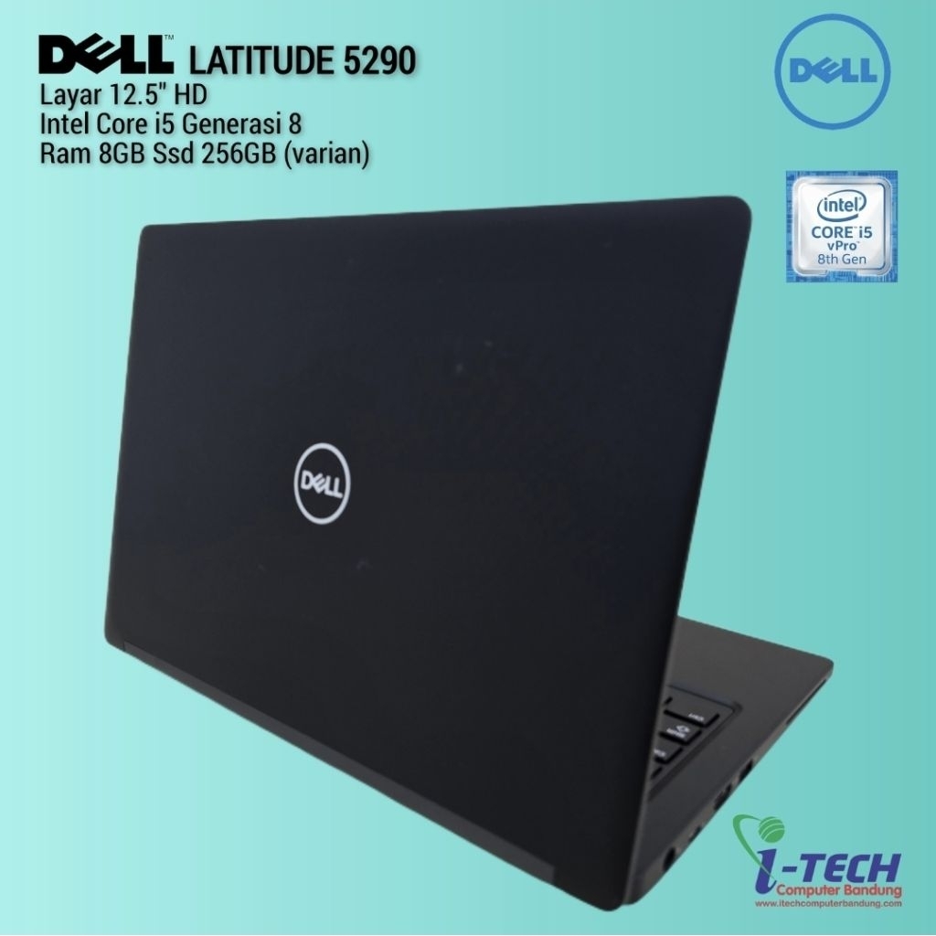 Jual LAPTOP DELL LATITUDE 5290 CORE i5 GEN8 RAM 8GB SSD 256GB LAYAR 12 ...