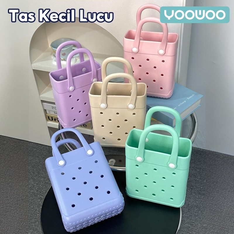 Jual YooWoo Tas Tote Bag Jumbo EVA | Tote Bag Aesthetic Silikon DIY ...
