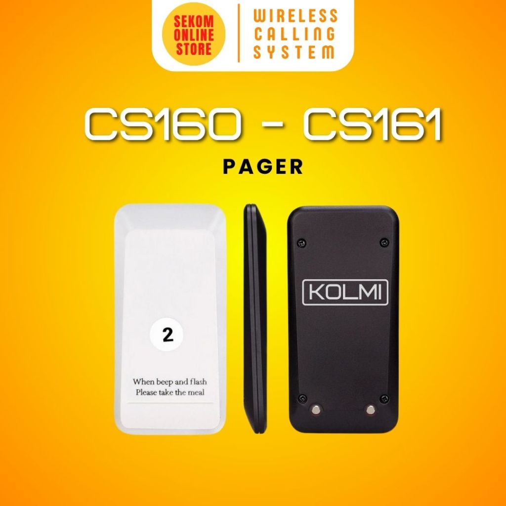 Jual KOLMI Calling System Restaurant Pager Paging System CS160-CS161 | Shopee Indonesia
