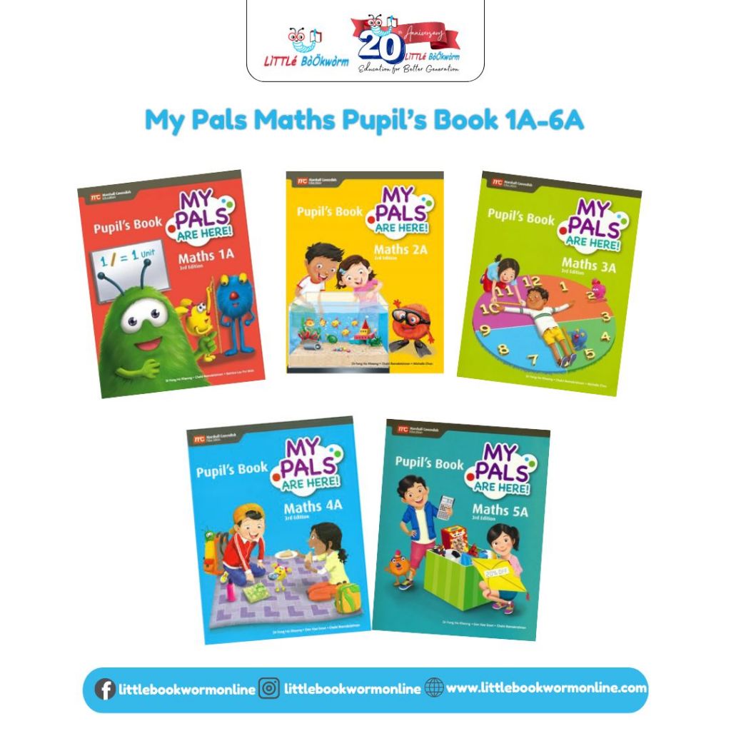 Jual My Pals Are Here - Maths Pupil's Book 1A-5A 3rd Edition | Shopee ...