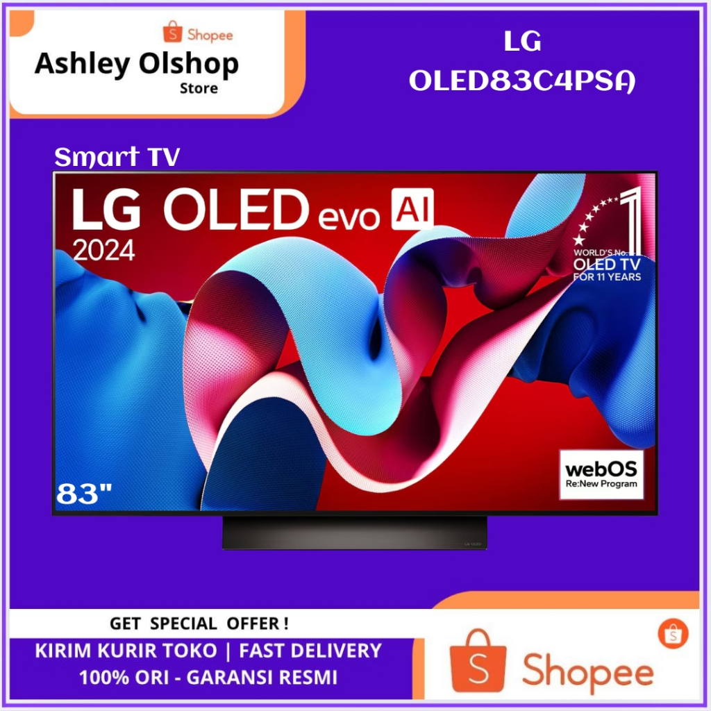 Jual TV OLED 83 Inch LG OLED C4 LG 83C4 OLED 83C4PSA 4K Smart TV ...