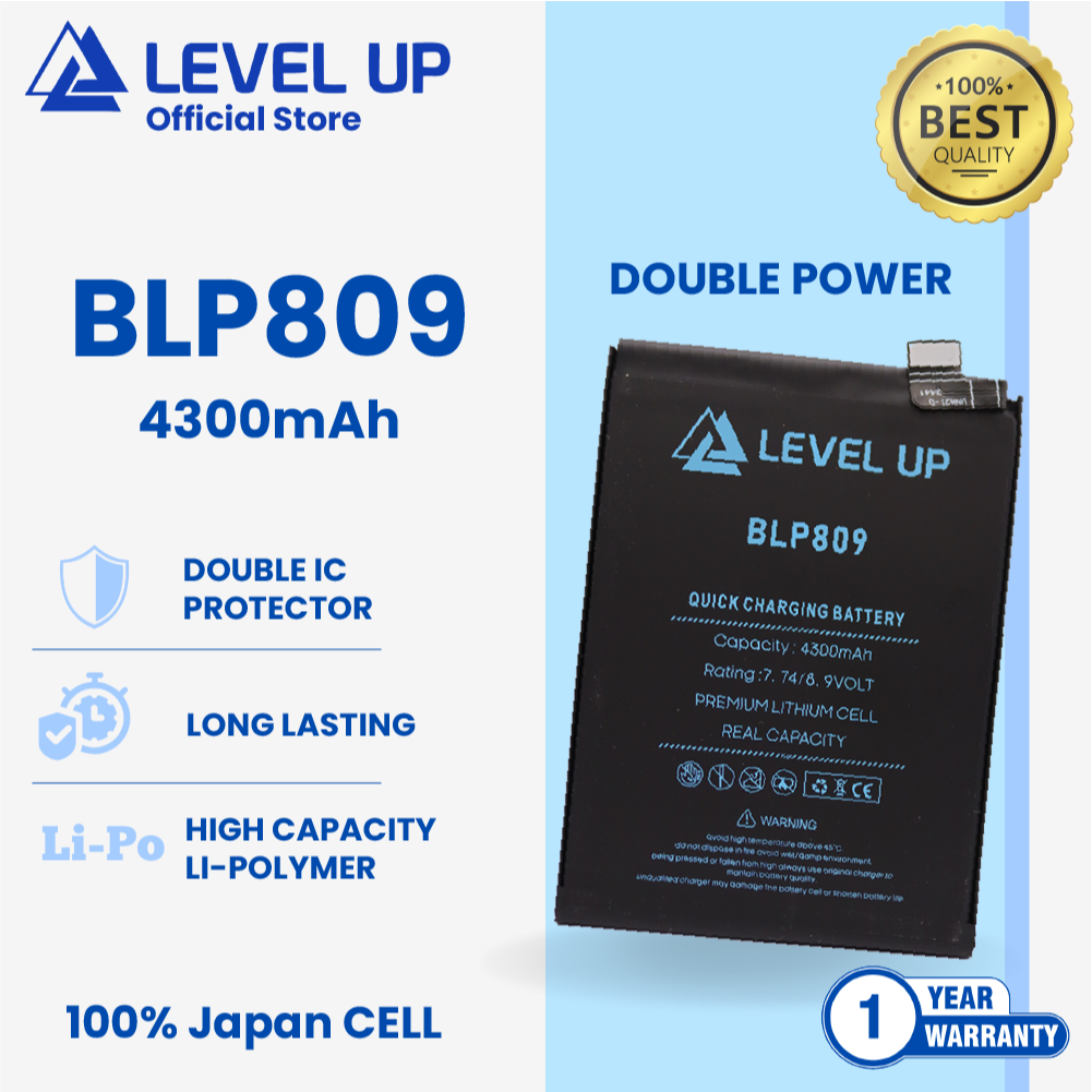 Jual LEVEL UP Baterai Realme GT Master - Q2 Pro BLP809 Double Power ...