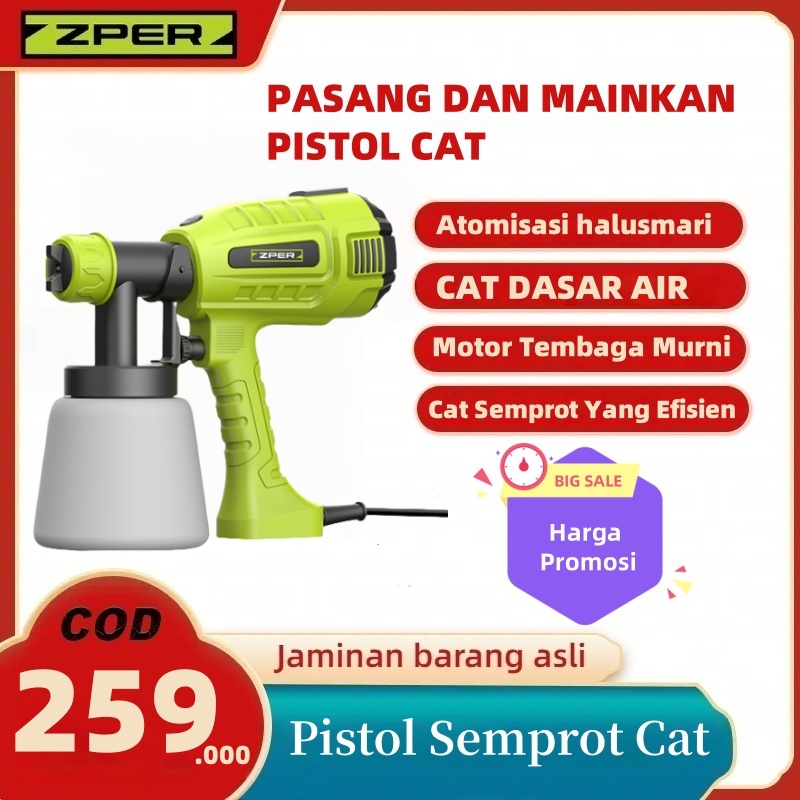 Jual ZPER TOP 1 !!1000ML Pistol semprot listrik Electric Spray Gun ...