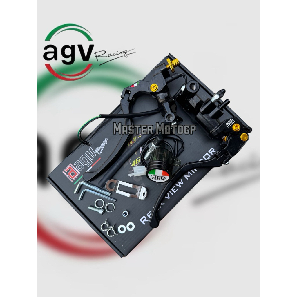 Jual Master rem izumi AGV original black series Master rem RCS 15 AGV Brake pump + switch rem ...