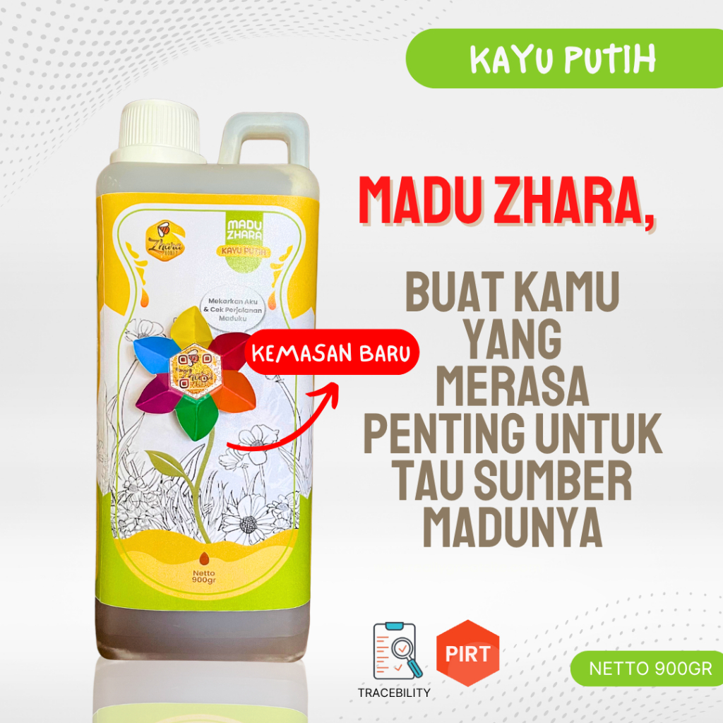 Jual Madu Kayu Putih 900gr Zhara Honey - Madu Asli Murni Pure Raw Honey ...