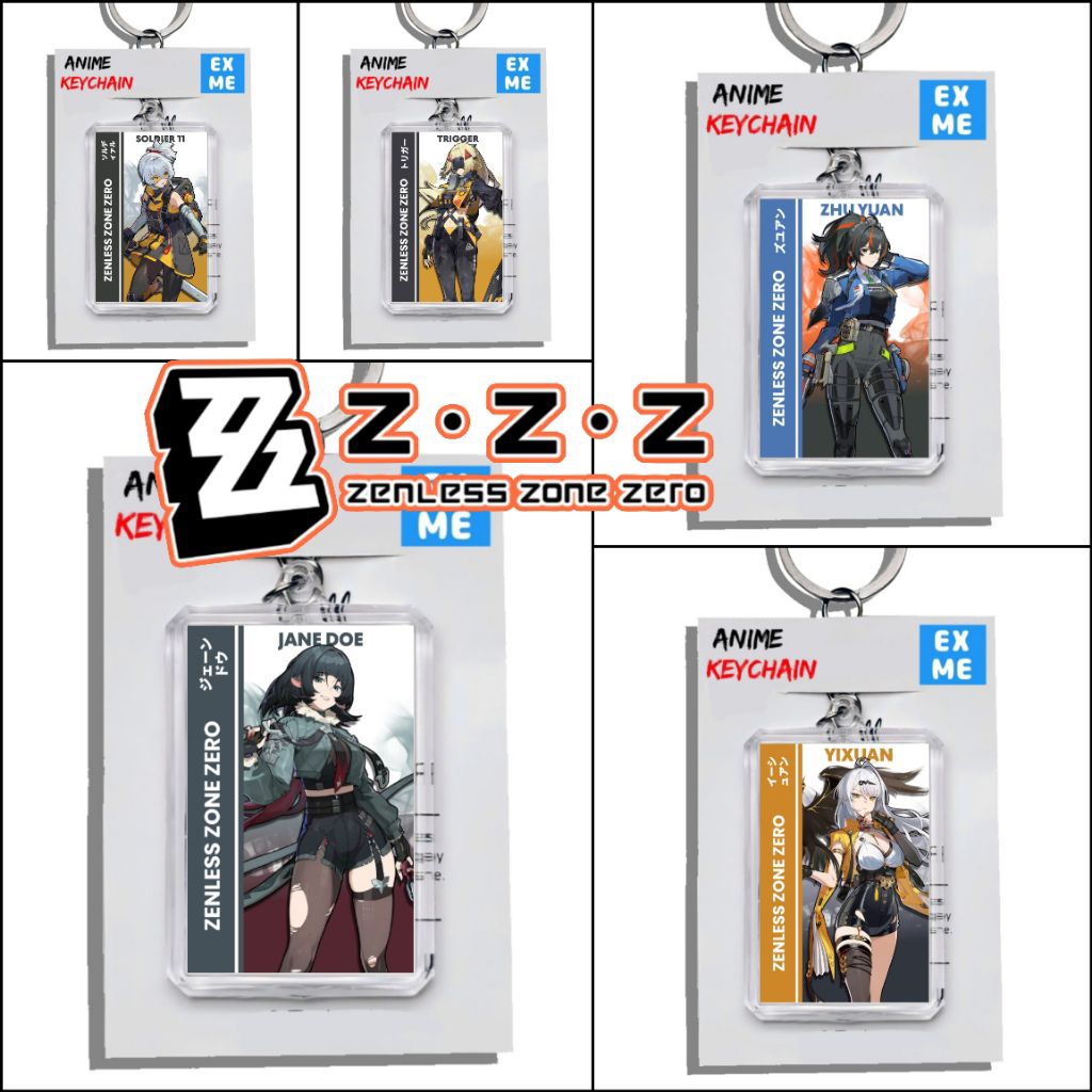 Jual Gantungan Kunci Zenless Zone Zero - Keychain Zenless Zone Zero ...