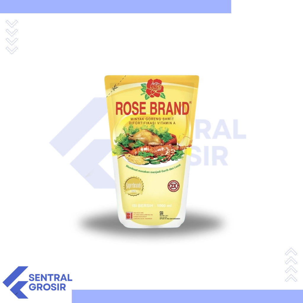 Jual Rose Brand | Minyak Goreng Rose Brand 1 Liter ( 20,300 /pcs ...