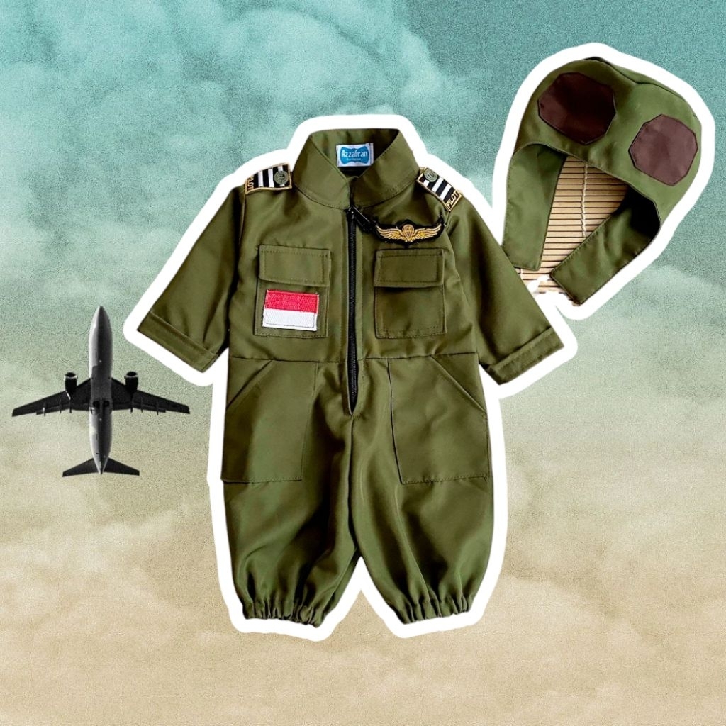 Jual Kostum Pilot Jet / Baju Profesi Anak / Seragam Profesi / Baju ...