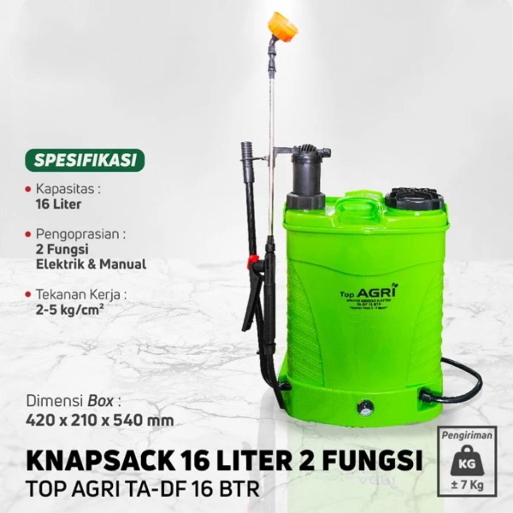 Jual [COD]Tangki Elektrik Sprayer Top Agri | Shopee Indonesia