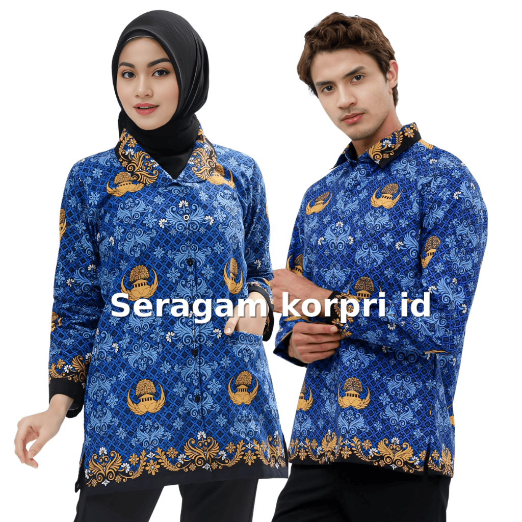 Jual Batik Korpri Pakaian Dinas Terbaru 2025 untuk Wanita dan Pria, Baju Korpri Modern dan ...