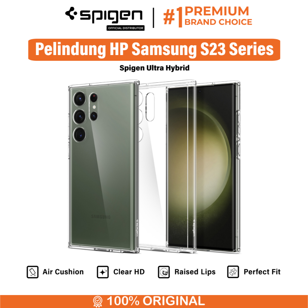 Jual Case Samsung Galaxy S23 Ultra Plus Spigen Ultra Hybrid Clear ...