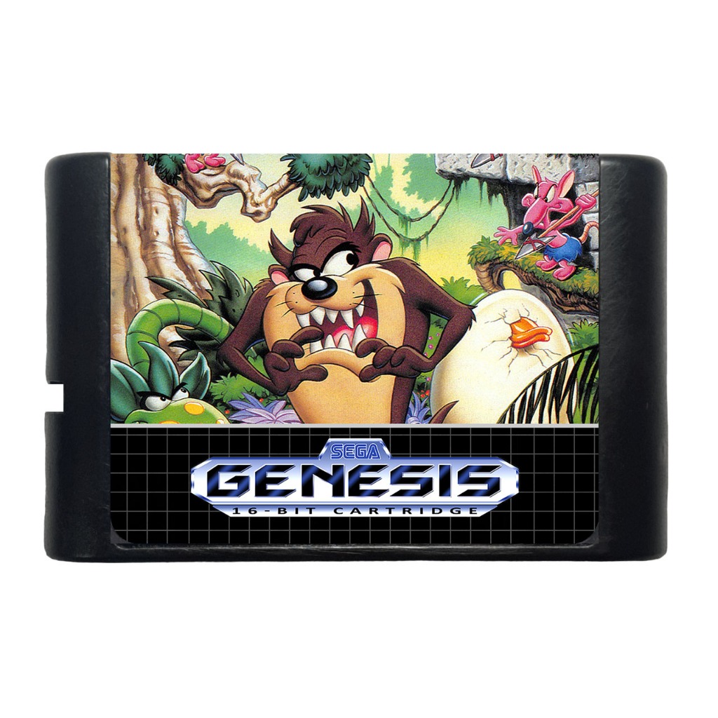 Jual Kaset Sega Taz-Mania Genesis MD Mega Drive 16 Bit Game Jadul 90an ...