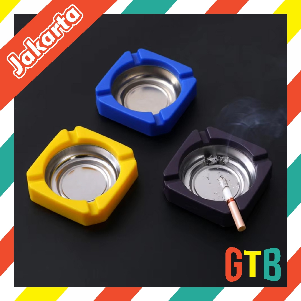 Jual ️GTB ️ Asbak Rokok Warna berbahan Stainless Steel R1272 | Shopee ...