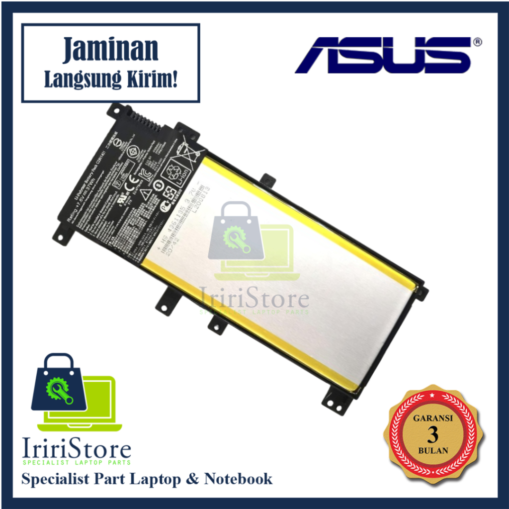 Jual Baterai Original Laptop Asus X455L A455L X455X X455LA C21N1401 ...