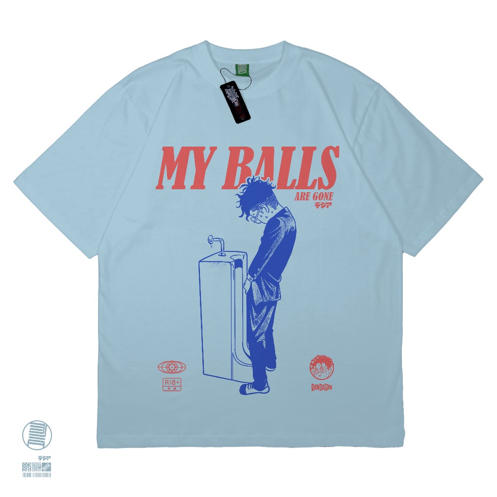 Jual T-Shirt Okarun Ken Takakura Dandadan My Balls Are Gone Anime Manga ...