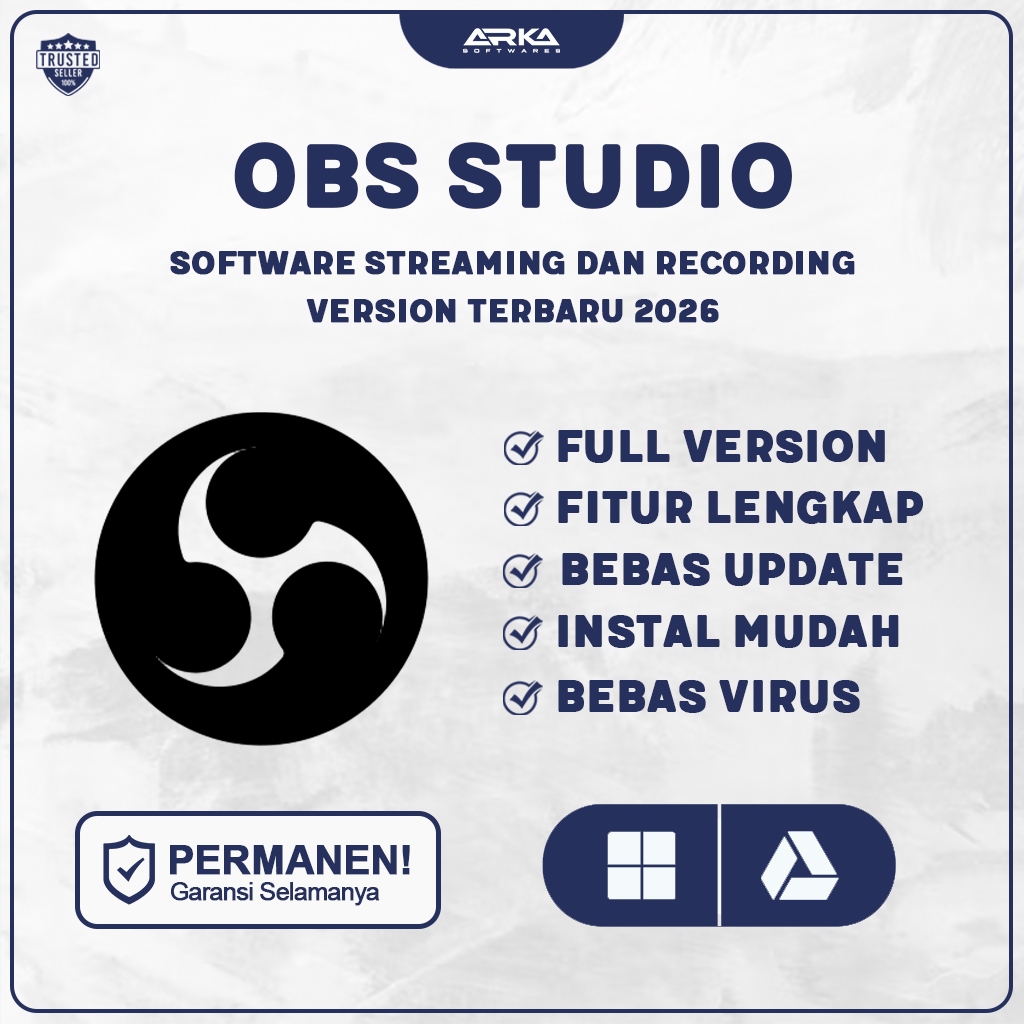 Jual OBS Studio 2026 Full Version Original Lifetime | Software Perekam ...