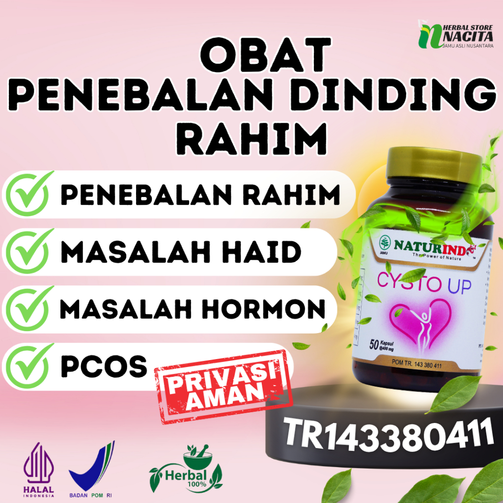 Jual Obat Penebalan Dinding Rahim Haid Lama Gangguan Hormon PCOS Herbal ...