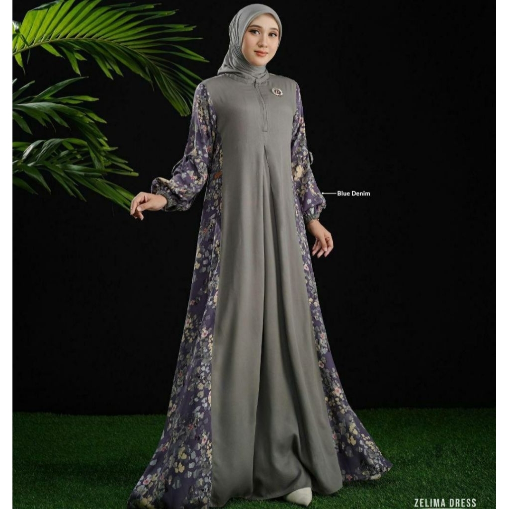 Jual ZELIMA Dress Ori by Nadheera Luxury | Shopee Indonesia
