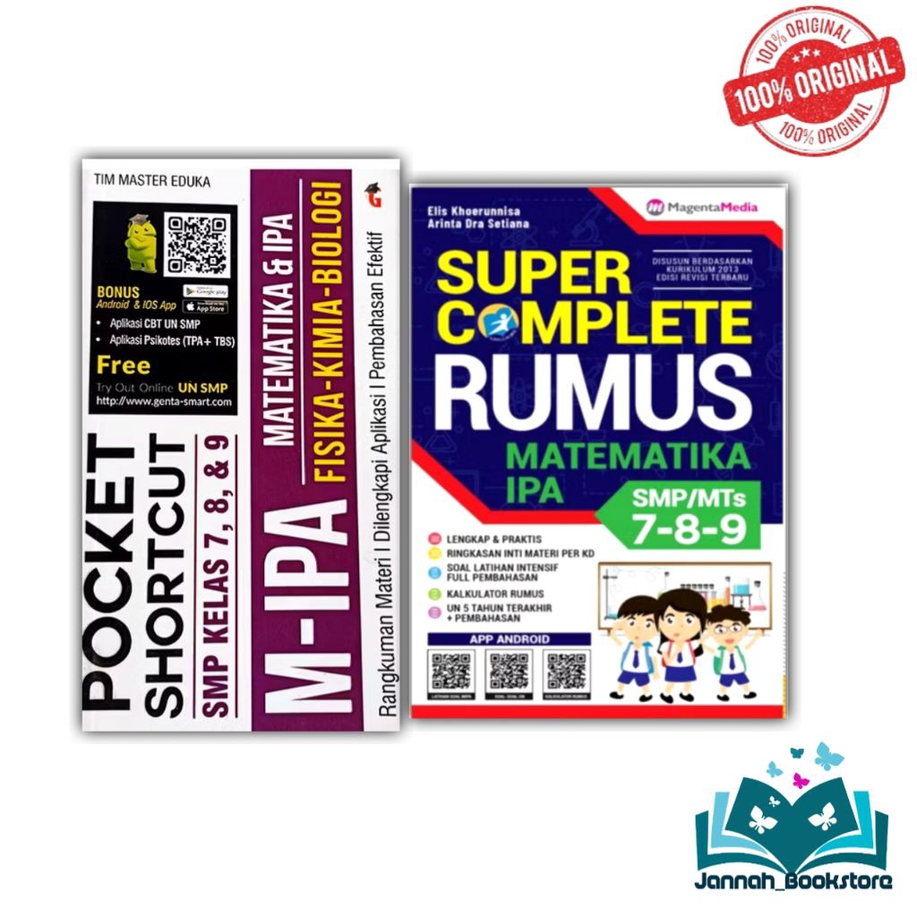 Jual BUKU RUMUS MATEMATIKA SMP - SUPER COMPLETE RUMUS MATEMATIKA IPA ...