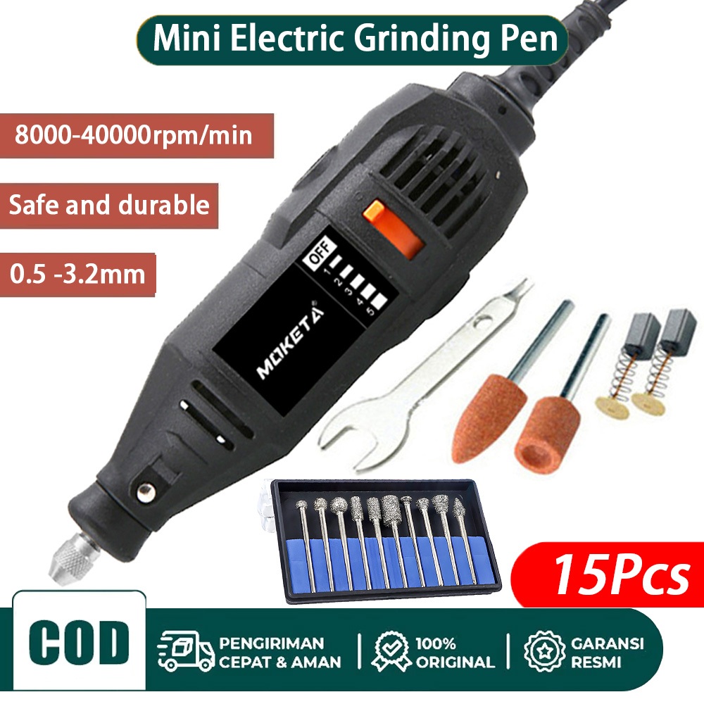 Jual Gerenda listrik Bor Mini 500W 40000 RPM Mini Drill Electric ...