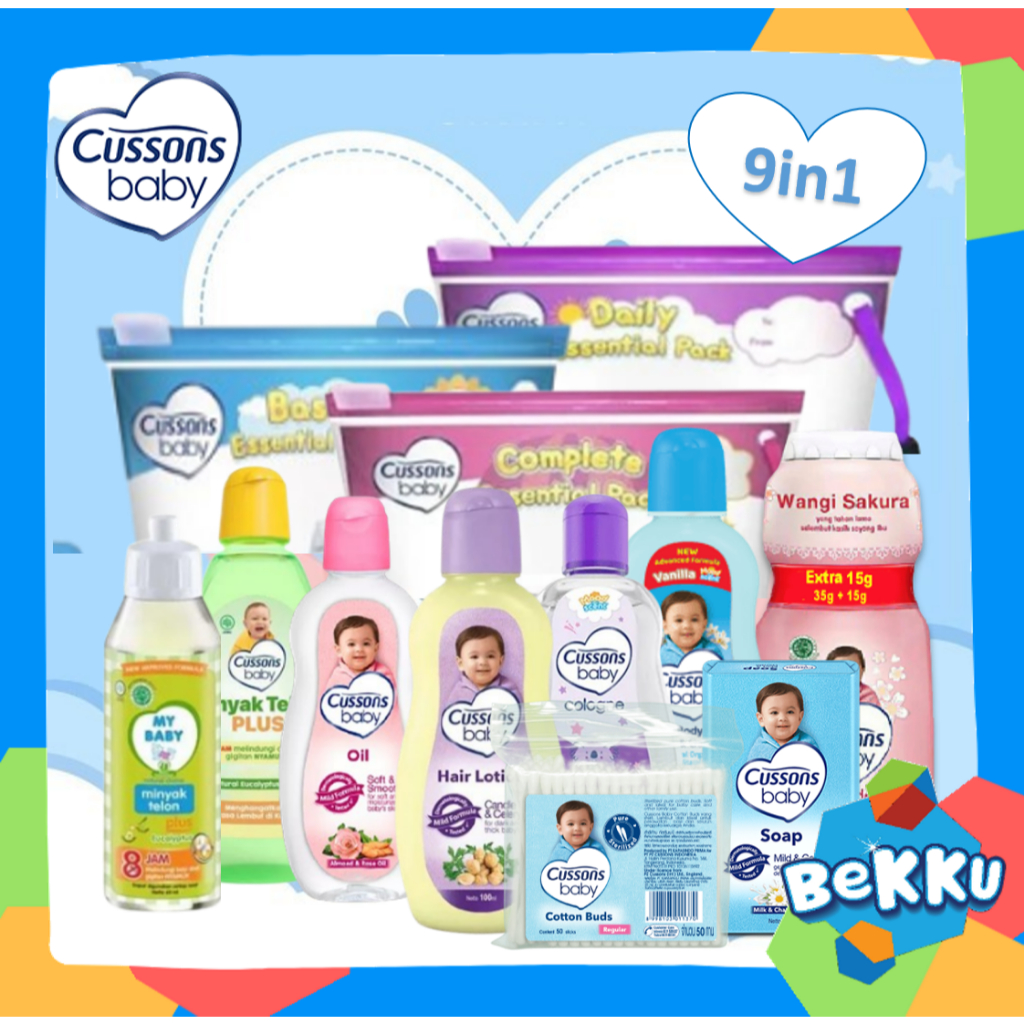 Jual Cussons Baby Gift Set 9 in1 | Gift Pack | Cusson Travel Pack ...