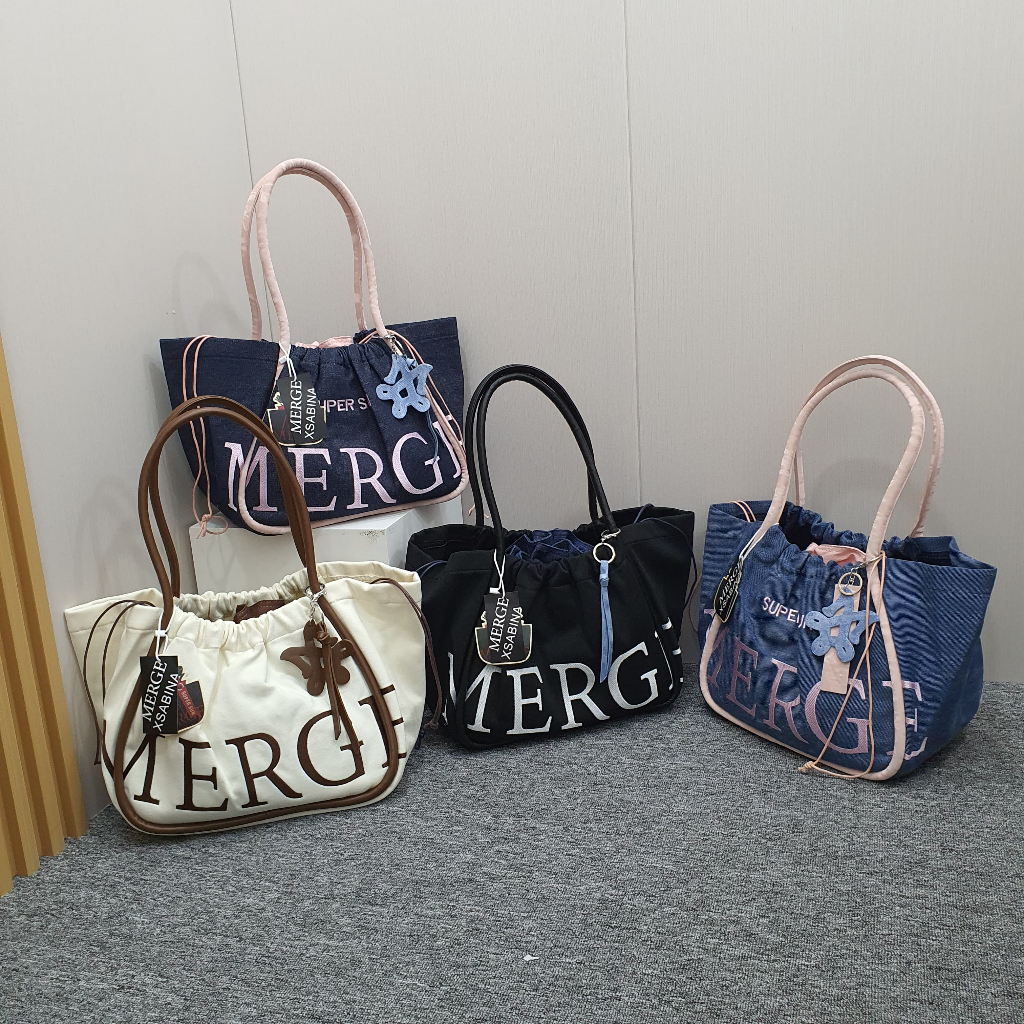 Jual Tas Jinjing Top Handle Wanita Merge 01 Size Besar dan Kecil ...
