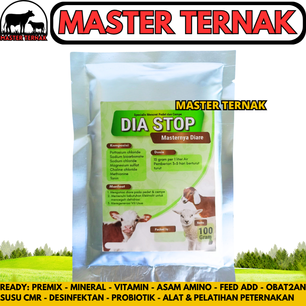 Jual DIA STOP 100 GRAM - Obat Mencret Kambing - Obat Mencret Sapi ...