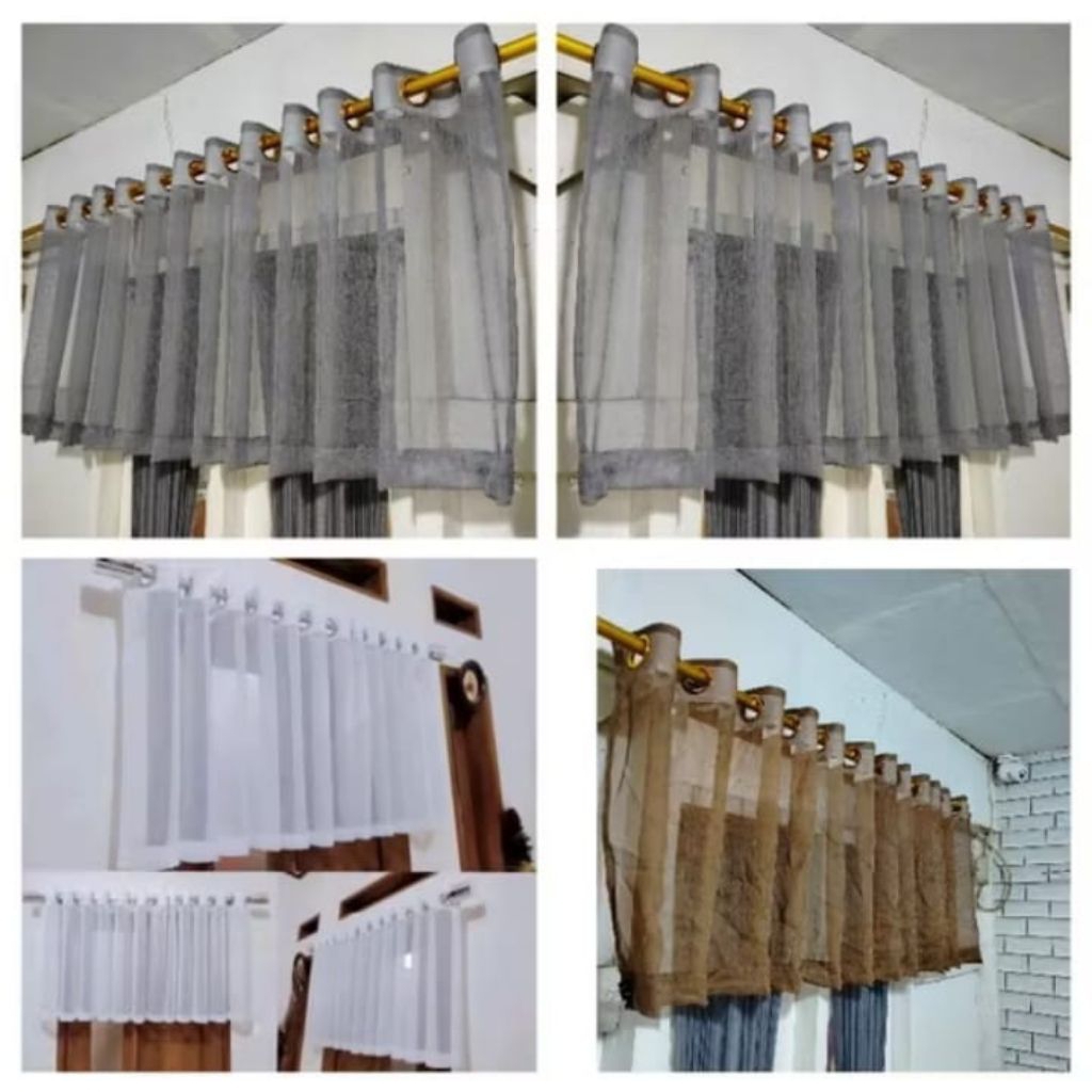 Jual Poni gorden penutup Ventilasi Rumah Vitrase jendela pendek gorden ...