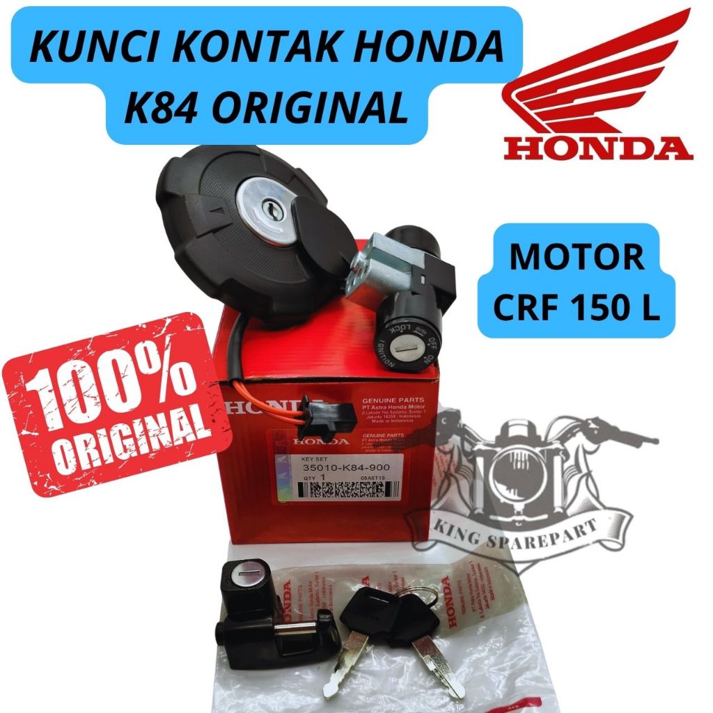 Jual KUNCI KONTAK HONDA KODE K84 MOTOR CRF 150 L 100% ORIGINAL | Shopee ...