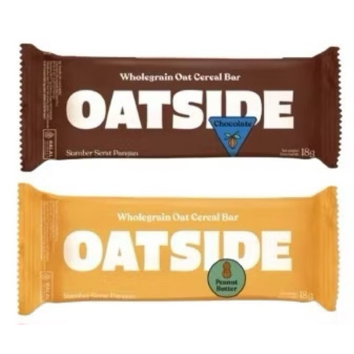 Jual Oatside Cereal Bar Snack 18g WHOLEGRAIN OAT CEREAL BAR | Shopee ...