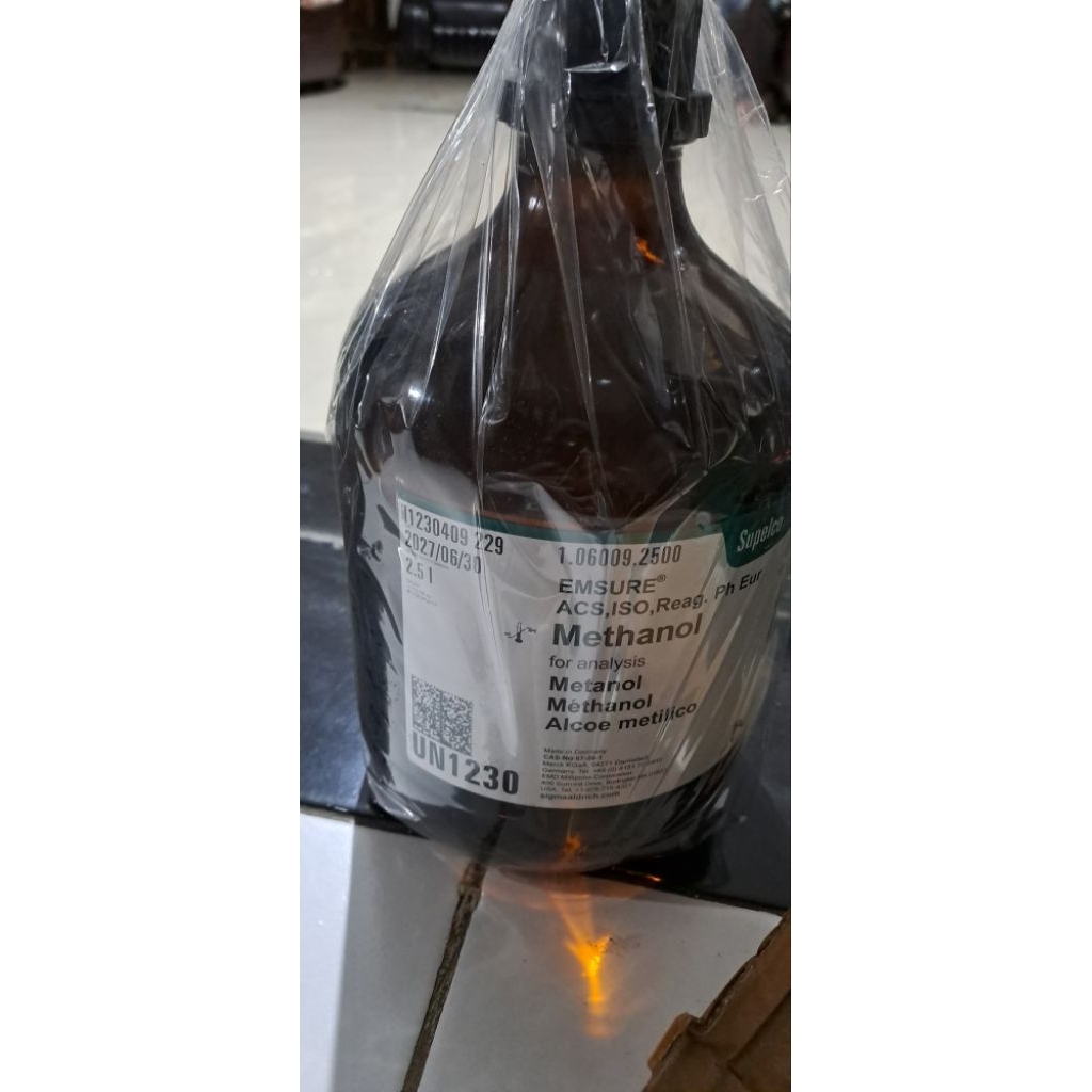 Jual Methanol Pro Analysis MERCK 99% 2.5L | Shopee Indonesia