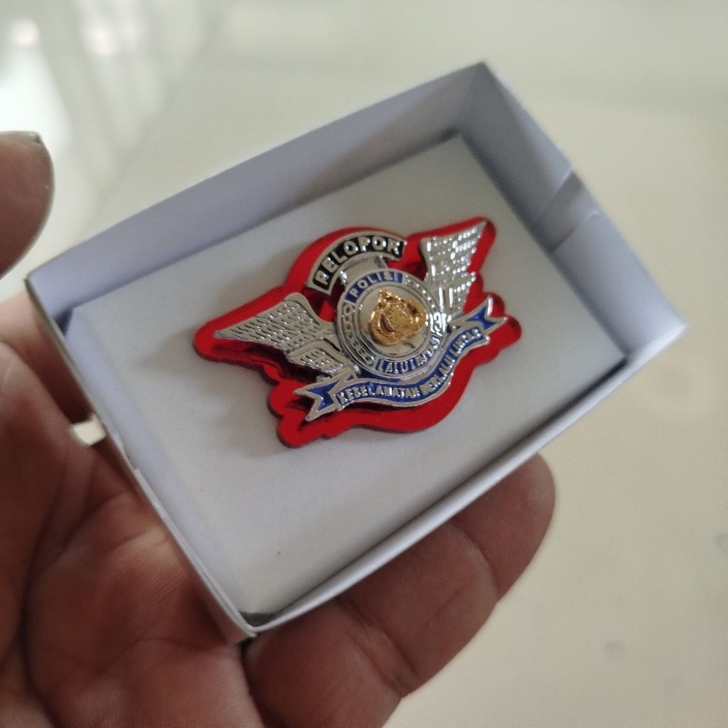 Jual brevet wing pin lencana pelopor keselamatan berlalu lintas lantas ...