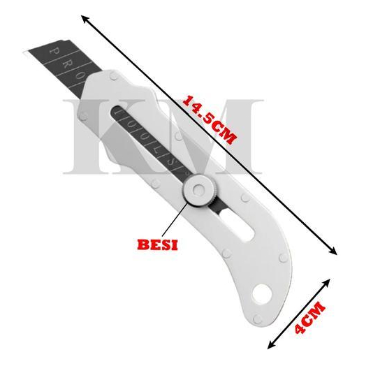 Jual Cutter Stainless 9in1 Multifungsi Pisau Cutter Pembuka Tutup Botol ...