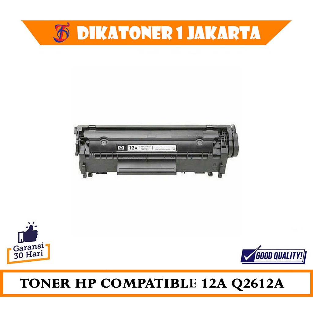 Jual Toner Compatible HP 12A Q2612A FOR PRINTER HP 1010 1015 1020 ...