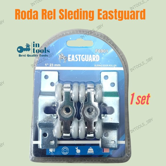 Jual Roda Rel Sleding Eastguard F6901 - Roda Pintu Sleding 1 SET ...