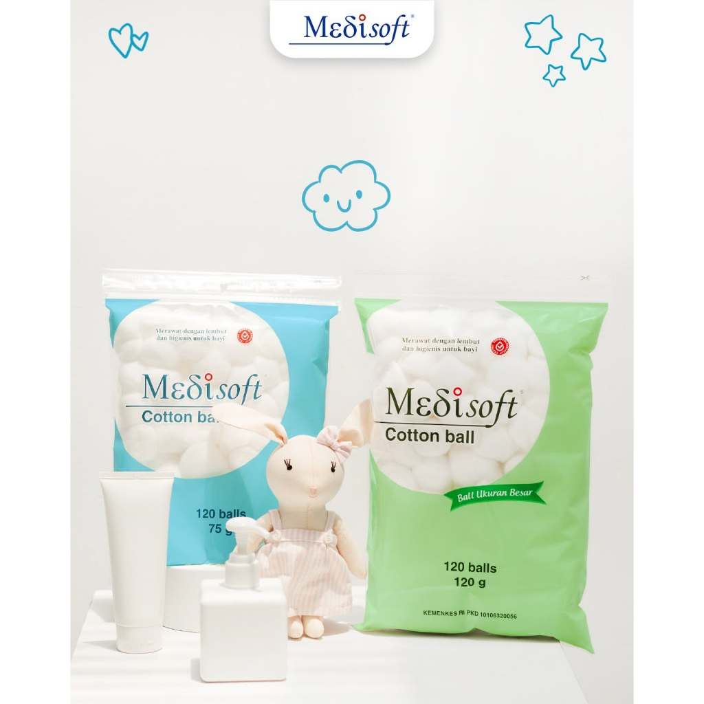 Jual Medisoft Cotton Ball 120 Ball | Shopee Indonesia