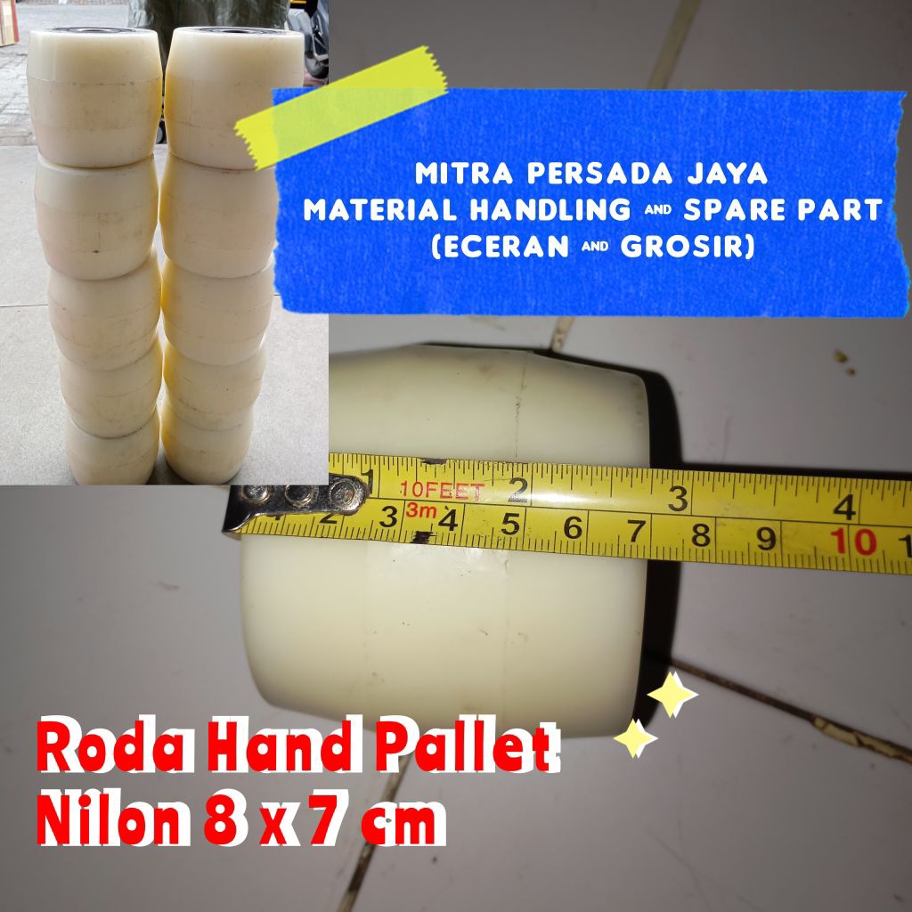 Jual Roda Hand Pallet Nilon 8 x 7 cm | Shopee Indonesia